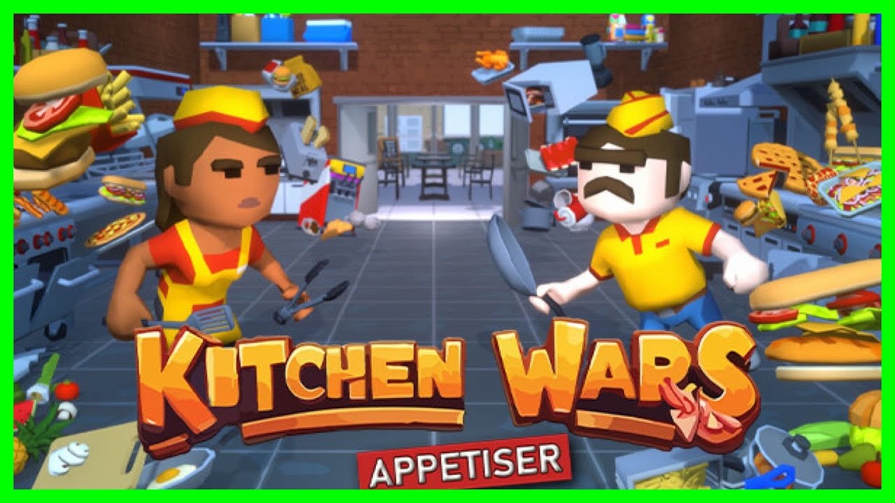 Fast Food Restaurant Chaos Let's Play Kitchen Wars - YouTube
