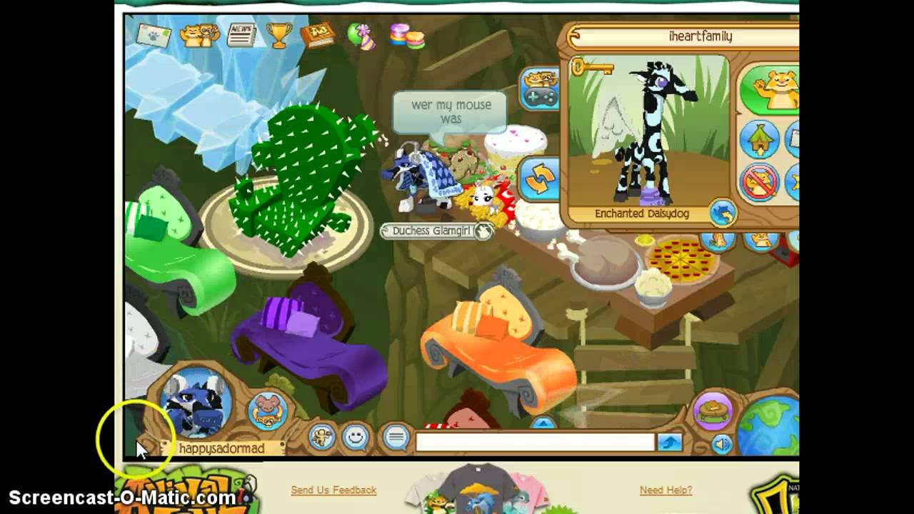 Animal Jam tree house den glitch - YouTube