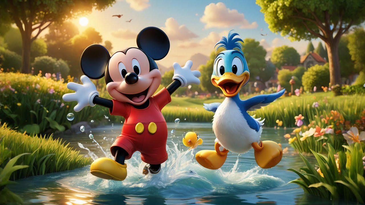 🌟 Mickey Mouse and the Five Little Ducks 🦆: A Quacky Adventure! 🎶 - YouTube