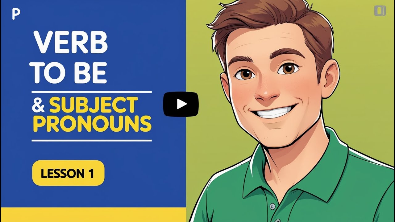 Verb to Be & Subject Pronouns in English | Beginner Grammar Lesson ...