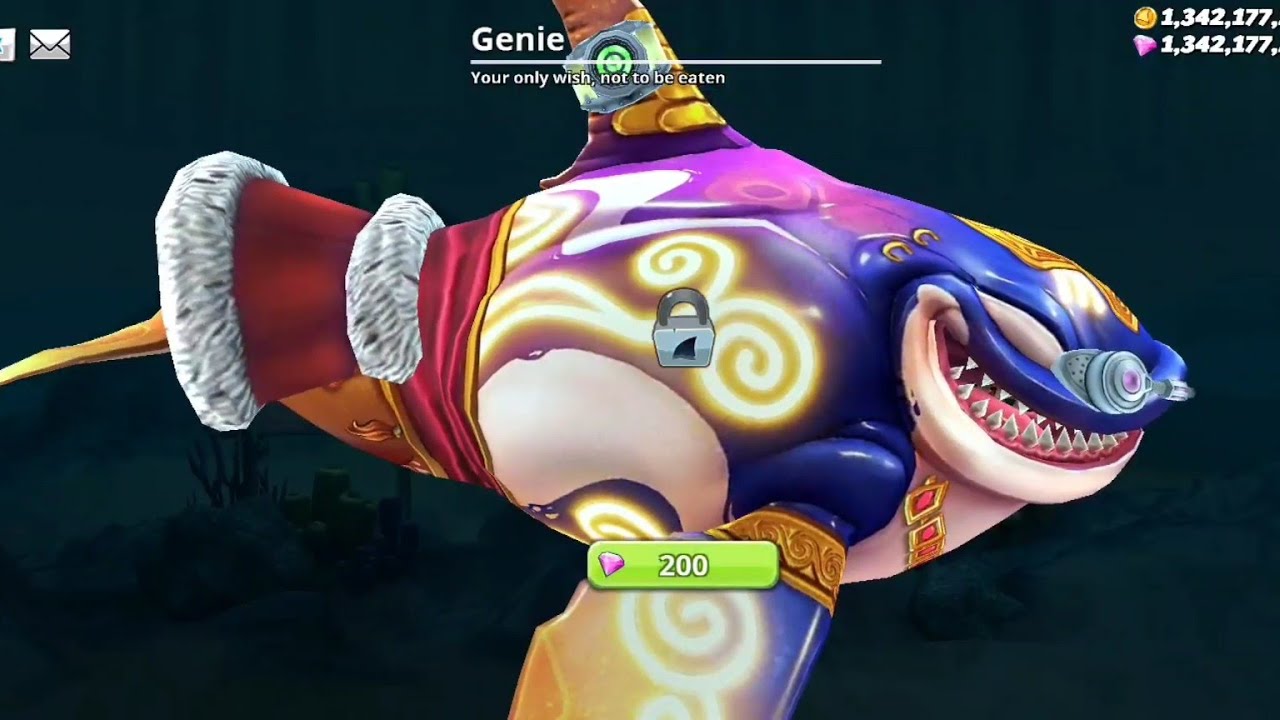 Genie | Hungry Shark World GamePlay - YouTube