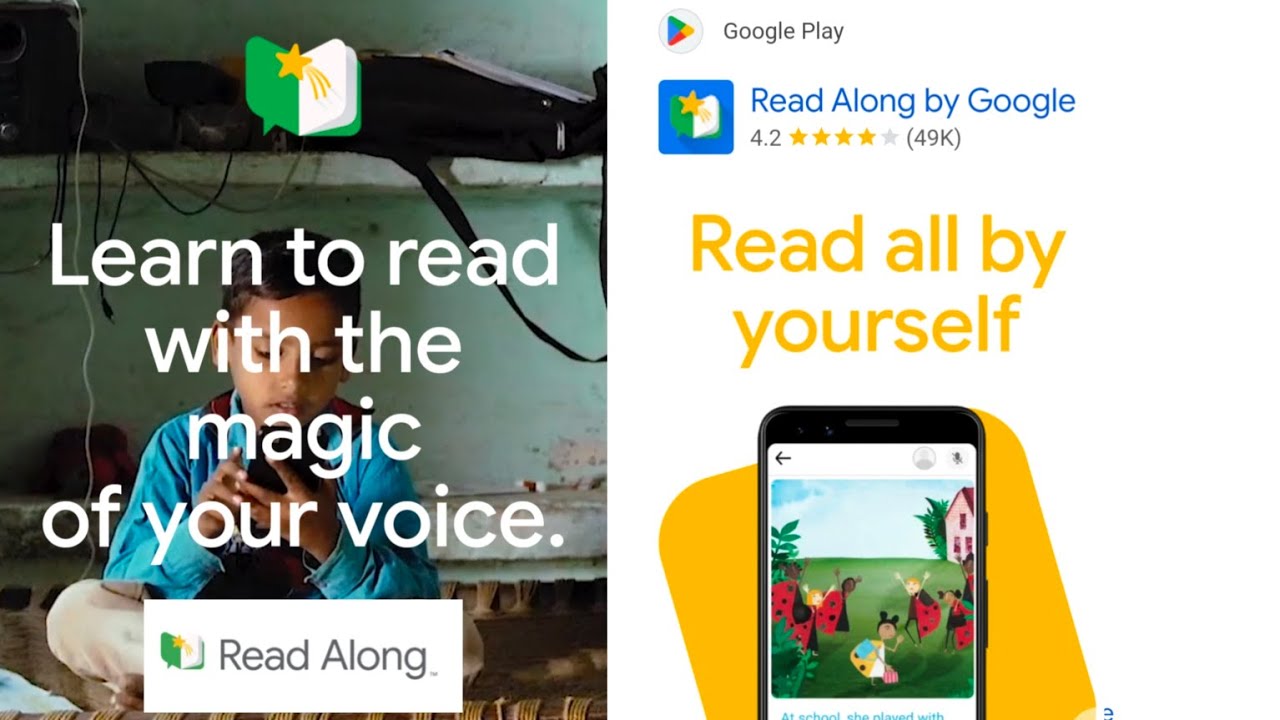 Read along app #learning - YouTube