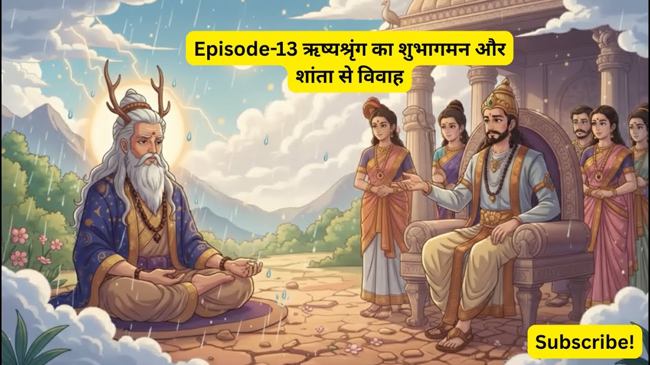 Episode-13 ऋष्यश्रृंग का शुभागमन और शांता से विवाह #Rishyasringa # ...