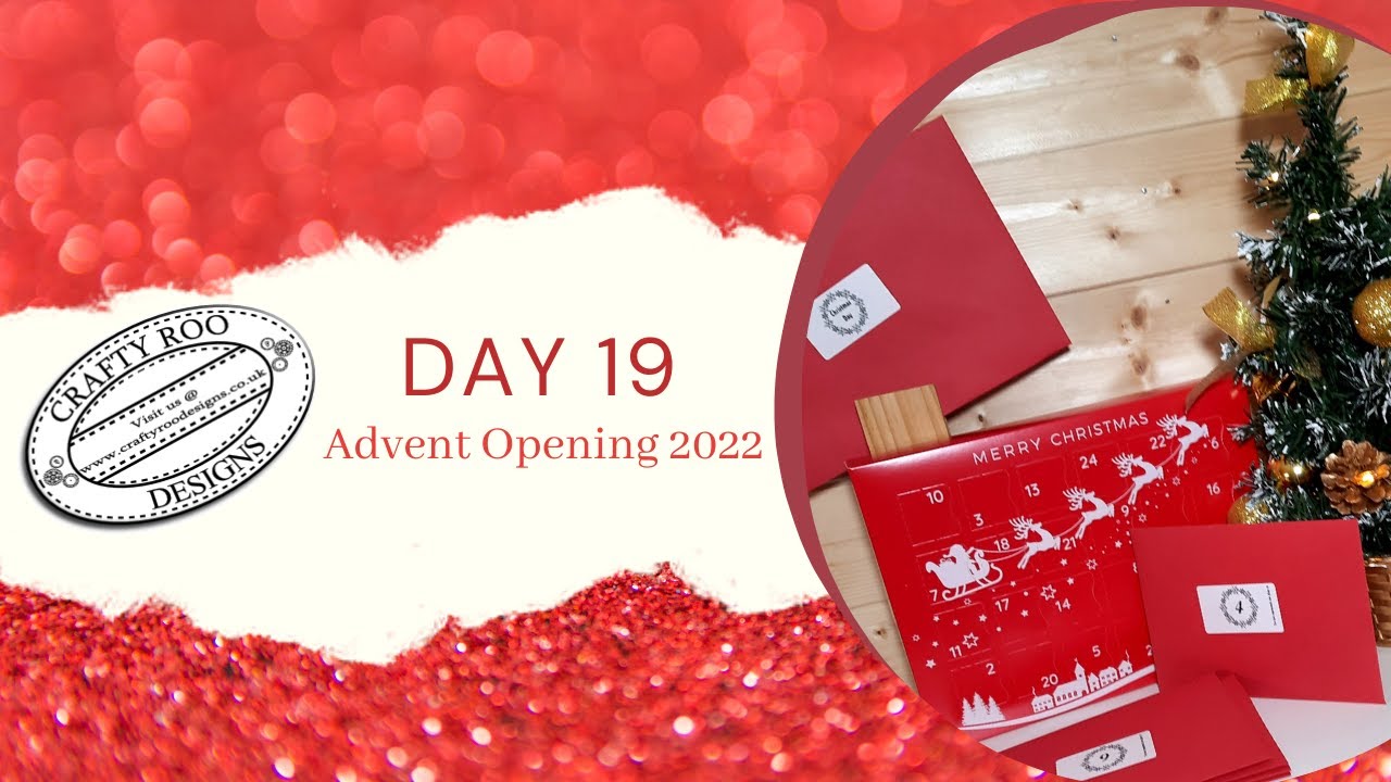 Crafty Roo Designs Advent Calendar 2022 Day 19 - LIVE - YouTube