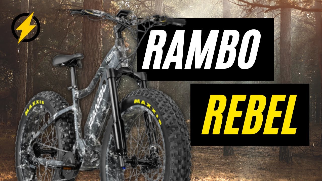 Rambo Rebel Fat Tire Electric Hunting Bike | Electric Bike Paradise ...