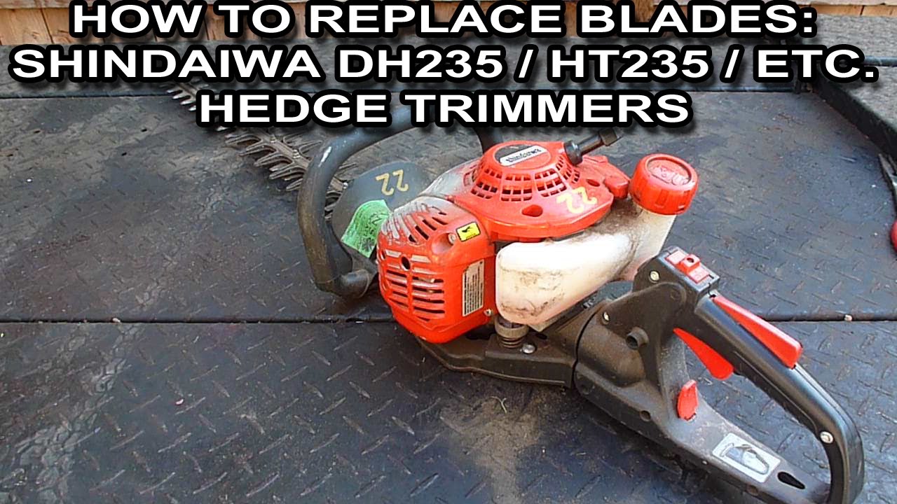 How To Repair A Shindaiwa DH235 / HT235 / Echo HC2810 Hedge Trimmer ...