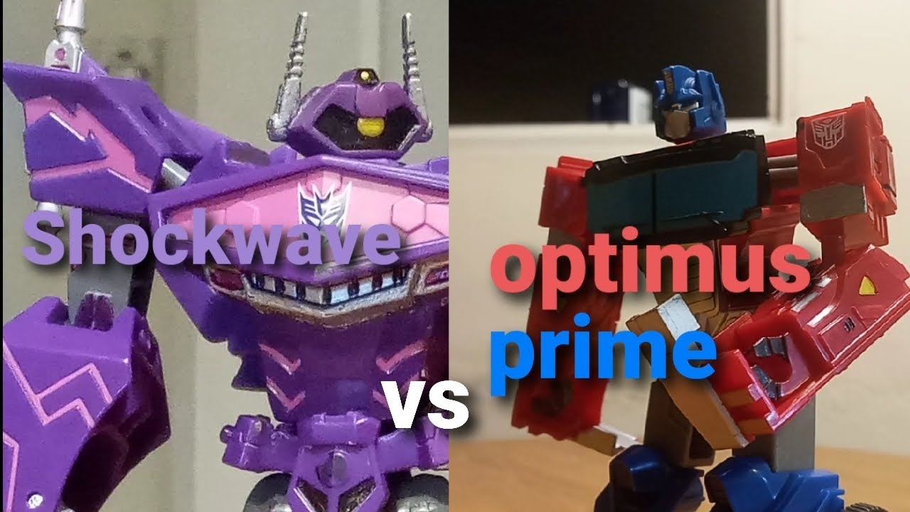 Shockwave vs Optimus prime - YouTube