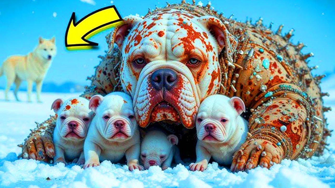 Brave Bulldog Mother Fights Monster to Protect Her Babies – Story ...