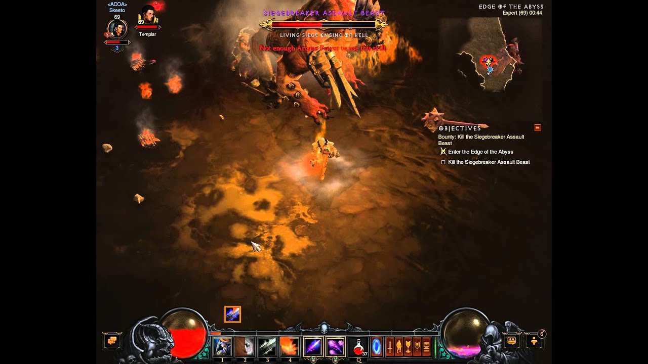 Diablo III Adventure Mode Siegebreaker Assault Beast - YouTube