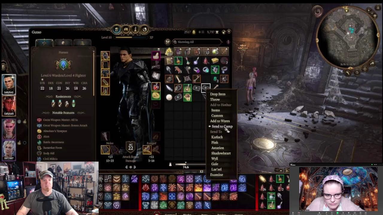 BG3 WITH OUCHIE!! TIME FOR HONOR MODE!! - YouTube