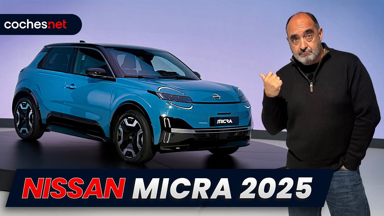 Nissan Micra 100% eléctrico 2025 | Primer vistazo / Review en español ...