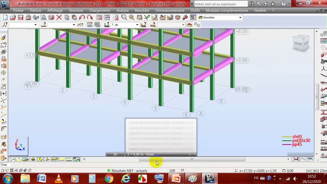 calcul radier partie 1 - YouTube