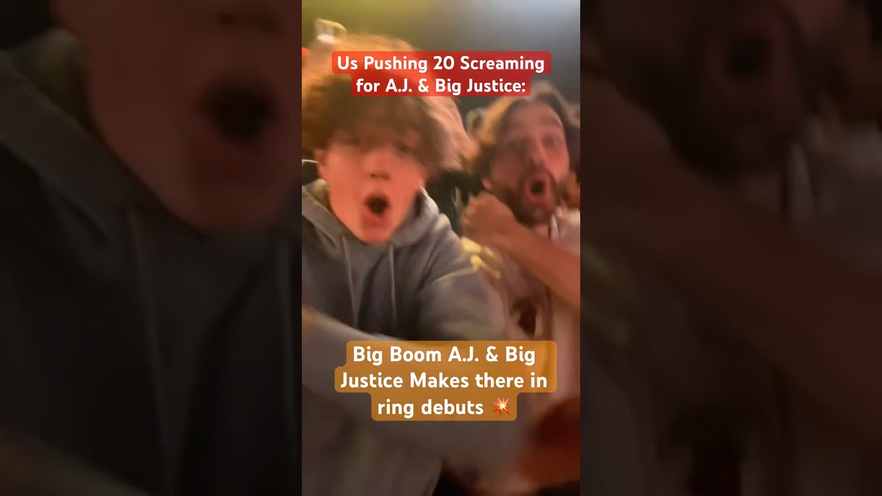 Big A.J. and Big Justice Wrestling Match! #shorts - YouTube