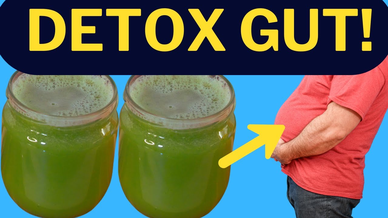 Cucumber ginger and lime juice detox & cleanse! reduce belly fat - YouTube