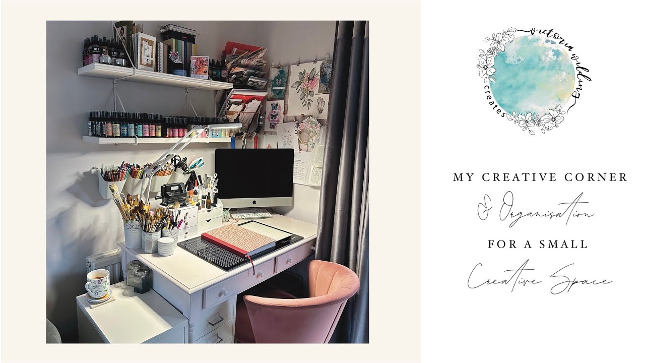 Tiny Craft Space Tour & Organisation - YouTube