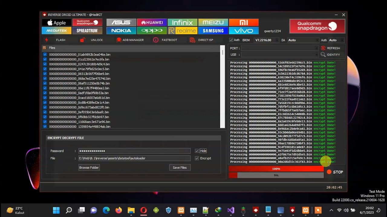 Encrypt File - iReverse Droid Ultimate - YouTube