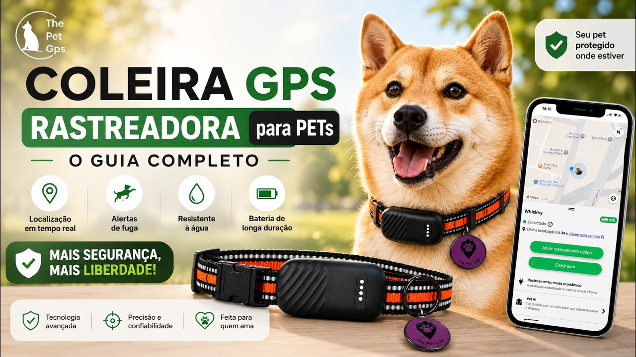 🐶📍 COLEIRA GPS RASTREADORA para PETs - O GUIA COMPLETO - YouTube