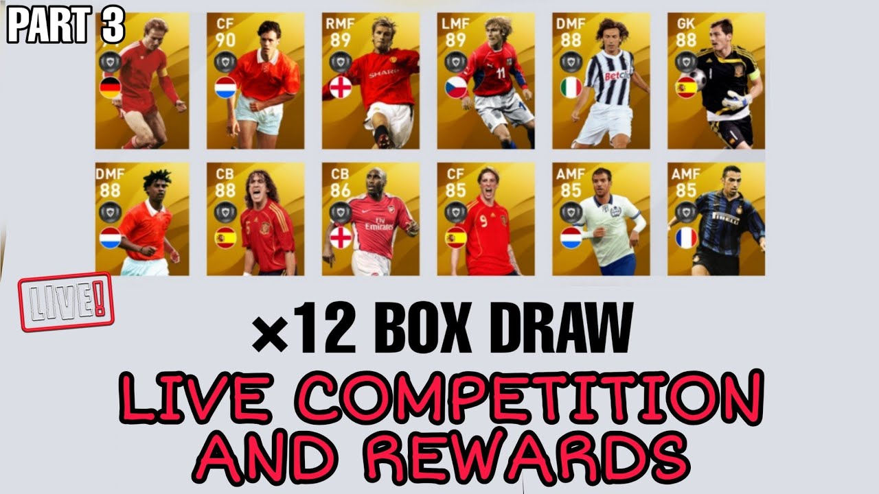 LIVE BOX DRAW + COMPETITION😜😜 - YouTube