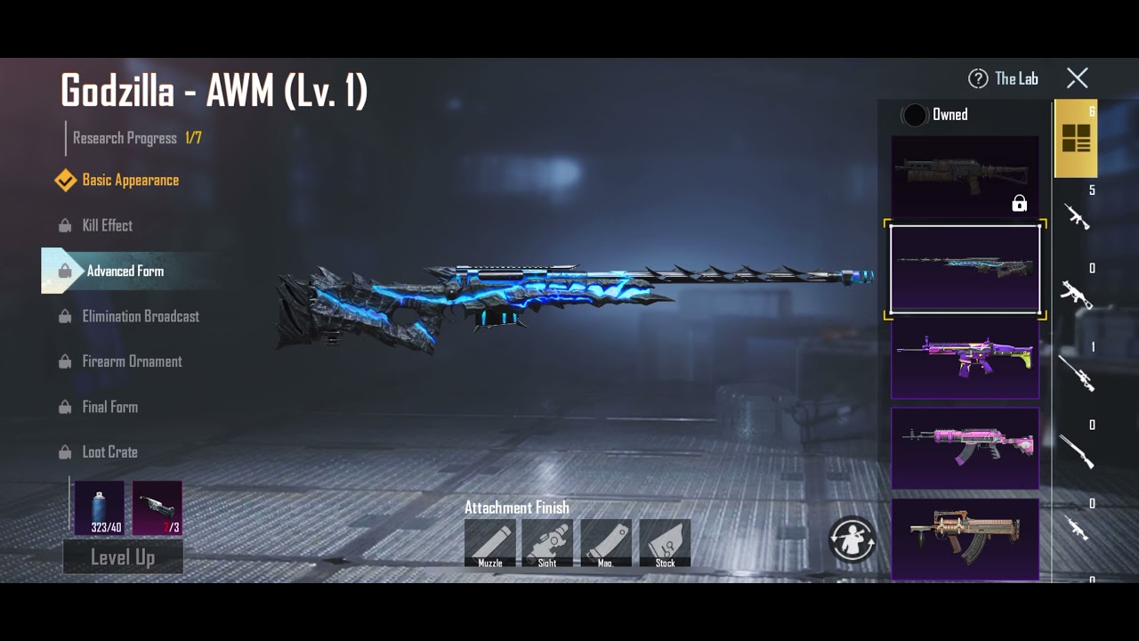 i got new awm godzilla😍😍😎🔥pubg mobile#shorts - YouTube