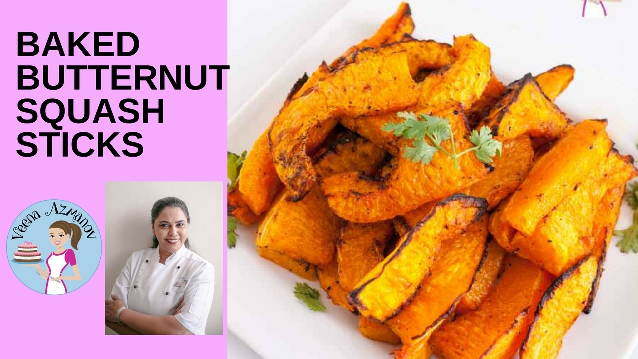 Baked Butternut Squash sticks - Oven Baked Butternut Squash Recipe ...