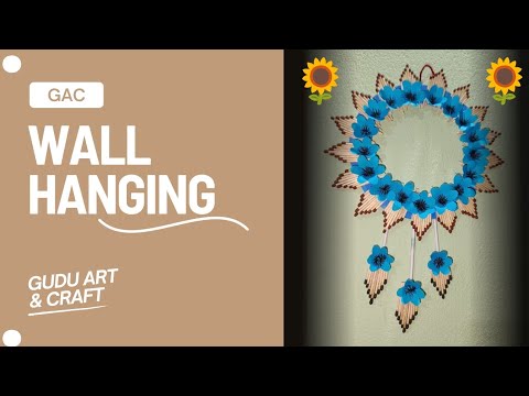 WALL HANGING || PAPER CRAFT || GUDU ART & CRAFT - YouTube