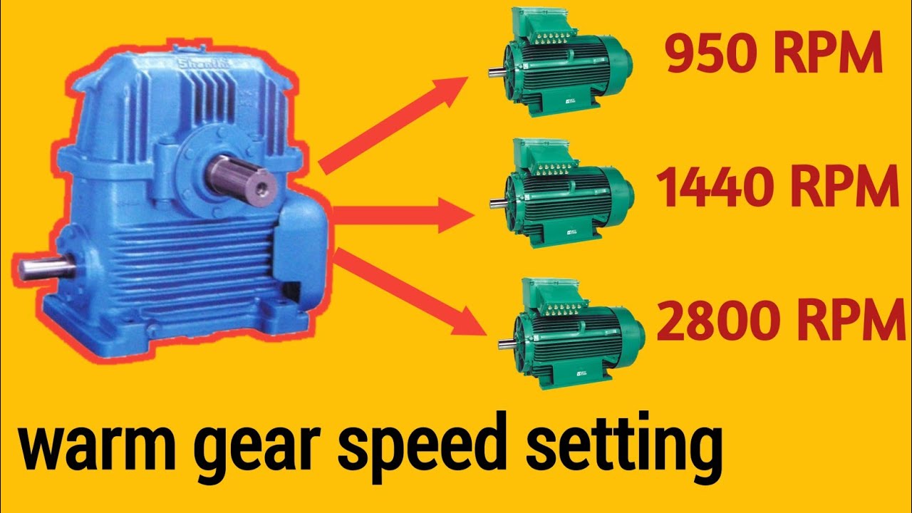 How to adjust RPM of warm gear box | वार्म गियर के आरपीएम कैसे ठीक करे ...