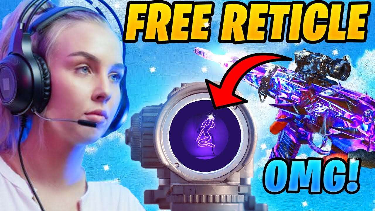 HOW TO USE FREE COD COLD WAR RETICLES IN COD WARZONE !!! - YouTube