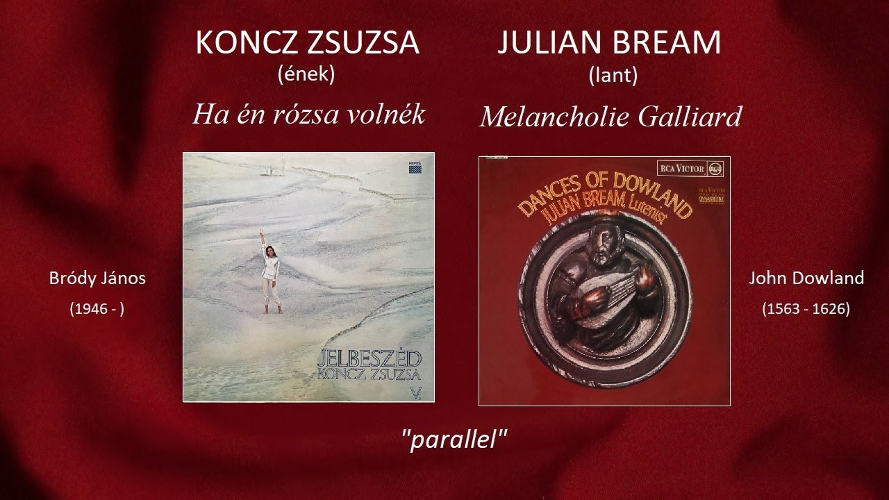 Ha én rózsa volnék: KONCZ ZSUZSA és JULIAN BREAM: Melancholie Galliard ...