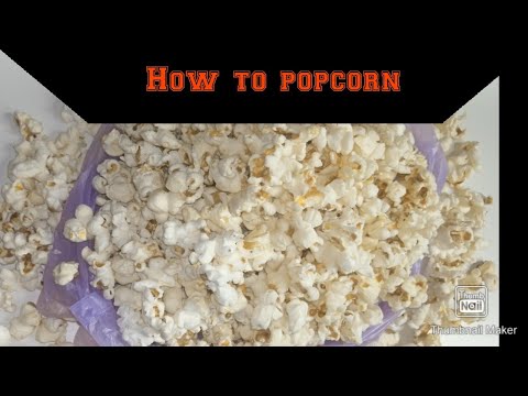 How to popcorn for business using manual popcorn machine - YouTube