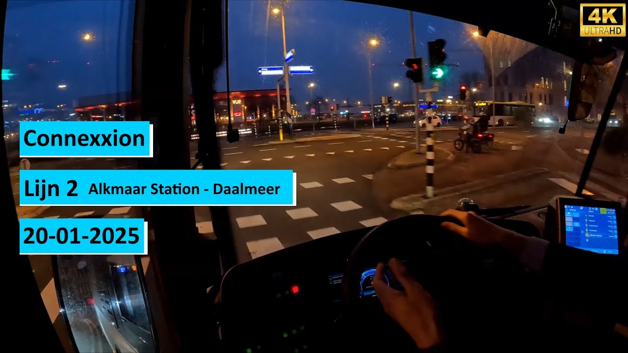 A New City! Connexxion lijn 2 Alkmaar Station - Daalmeer | Dutch bus ...