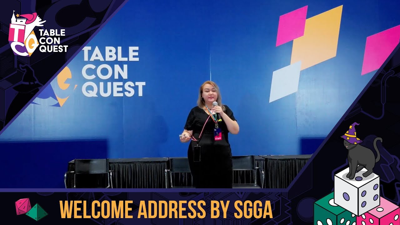 Welcome Address by SGGA - TableCon Quest 2024 - YouTube