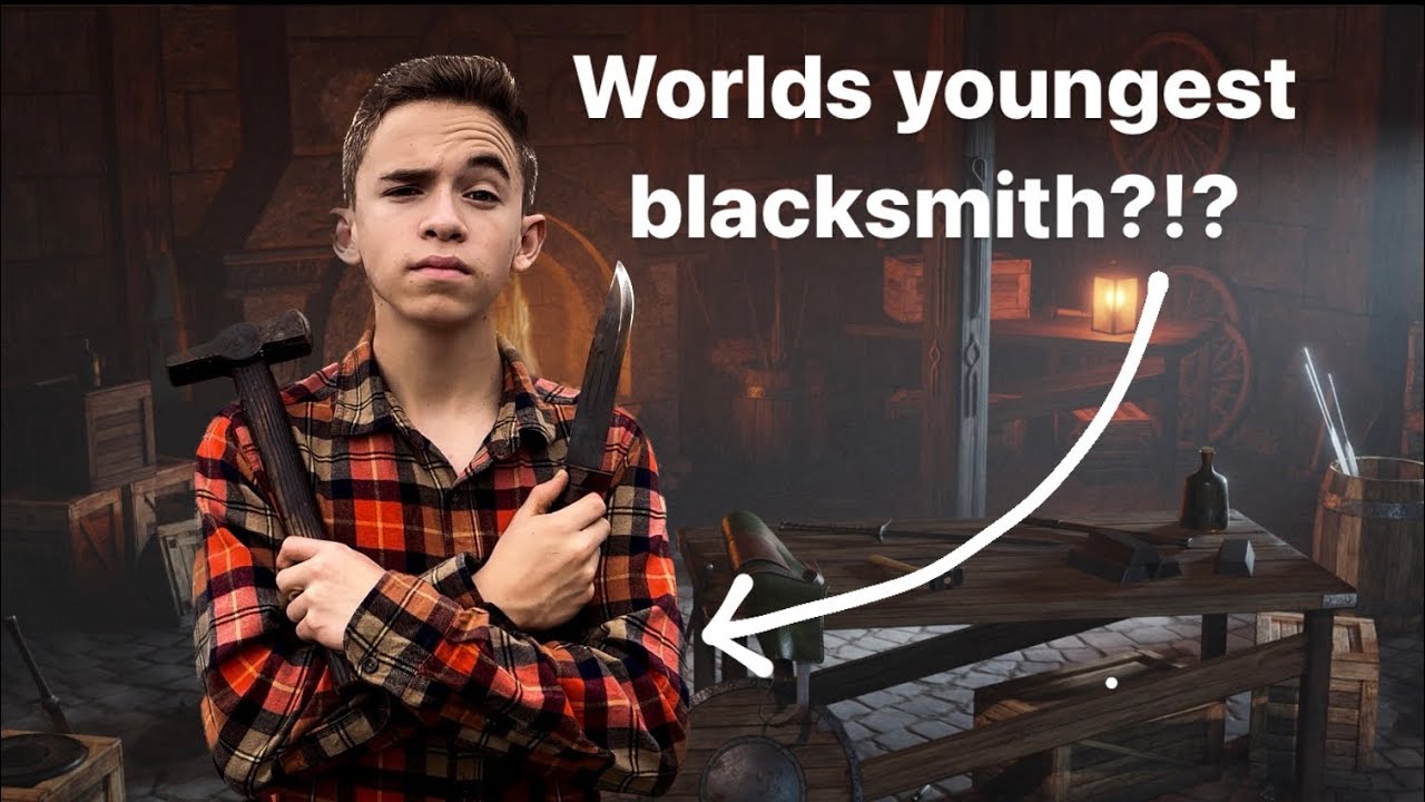 Am I the world’s youngest blacksmith?! - YouTube