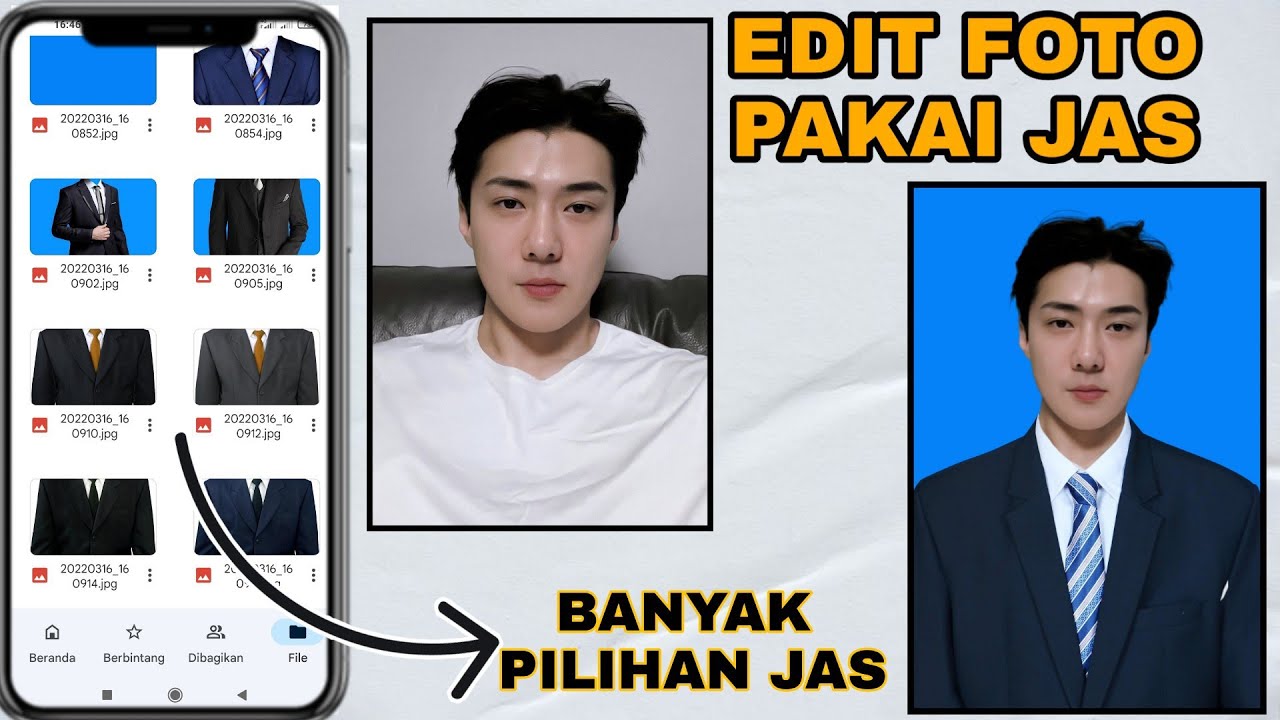 CARA EDIT FOTO PAKAI JAS / SERAGAM 2022 | File jas Gratis - YouTube