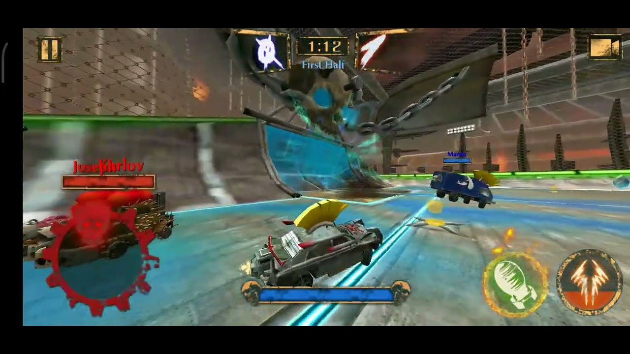 Rocket car ball. game. viral video short video - YouTube