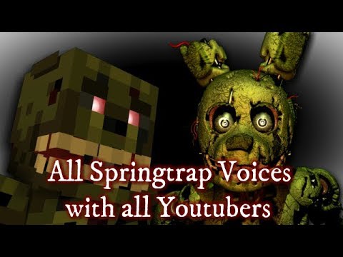 (VOICE) All Voice actors of Springtrap - YouTube