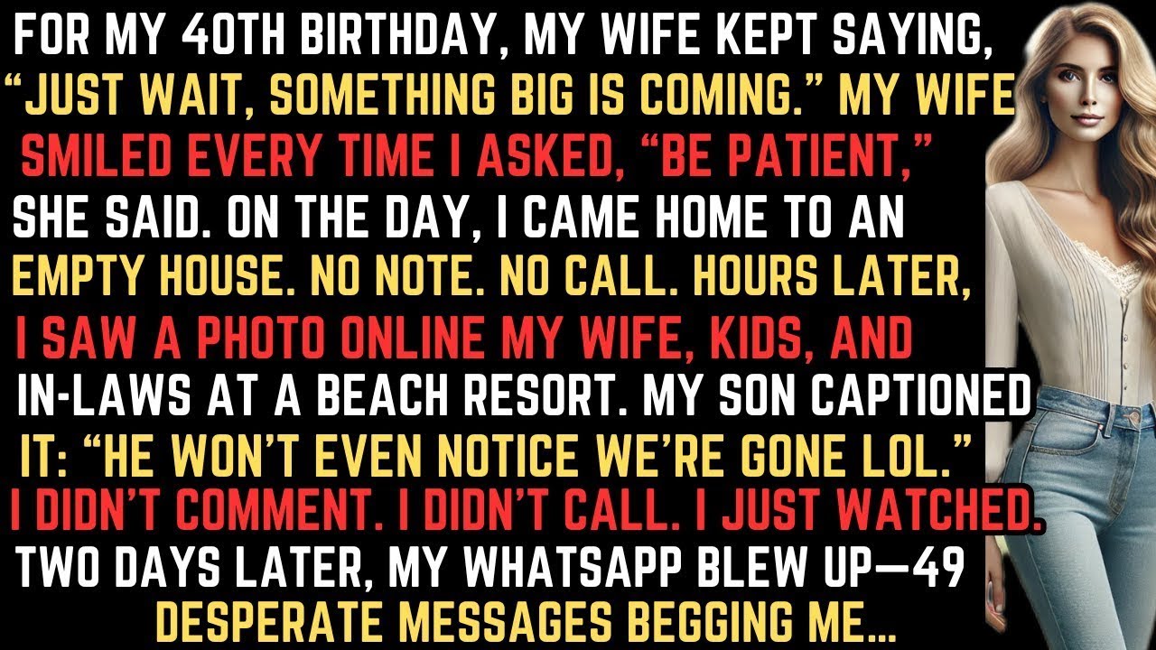 For My 40th Birthday, My Family Kept Telling Me, “Just Wait, Something Big is Coming ” My Wife ...