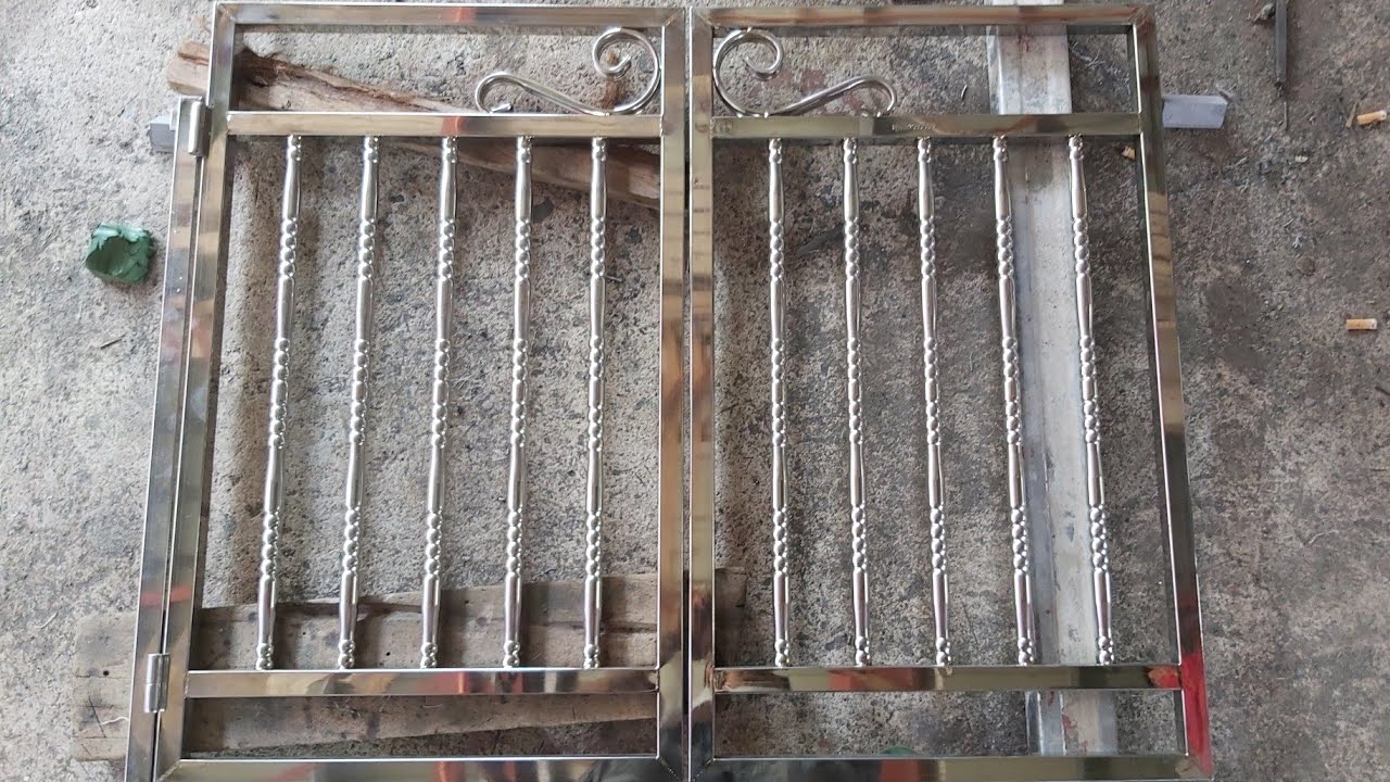 Make a small gate stainless terrace (VLOG#1) - YouTube