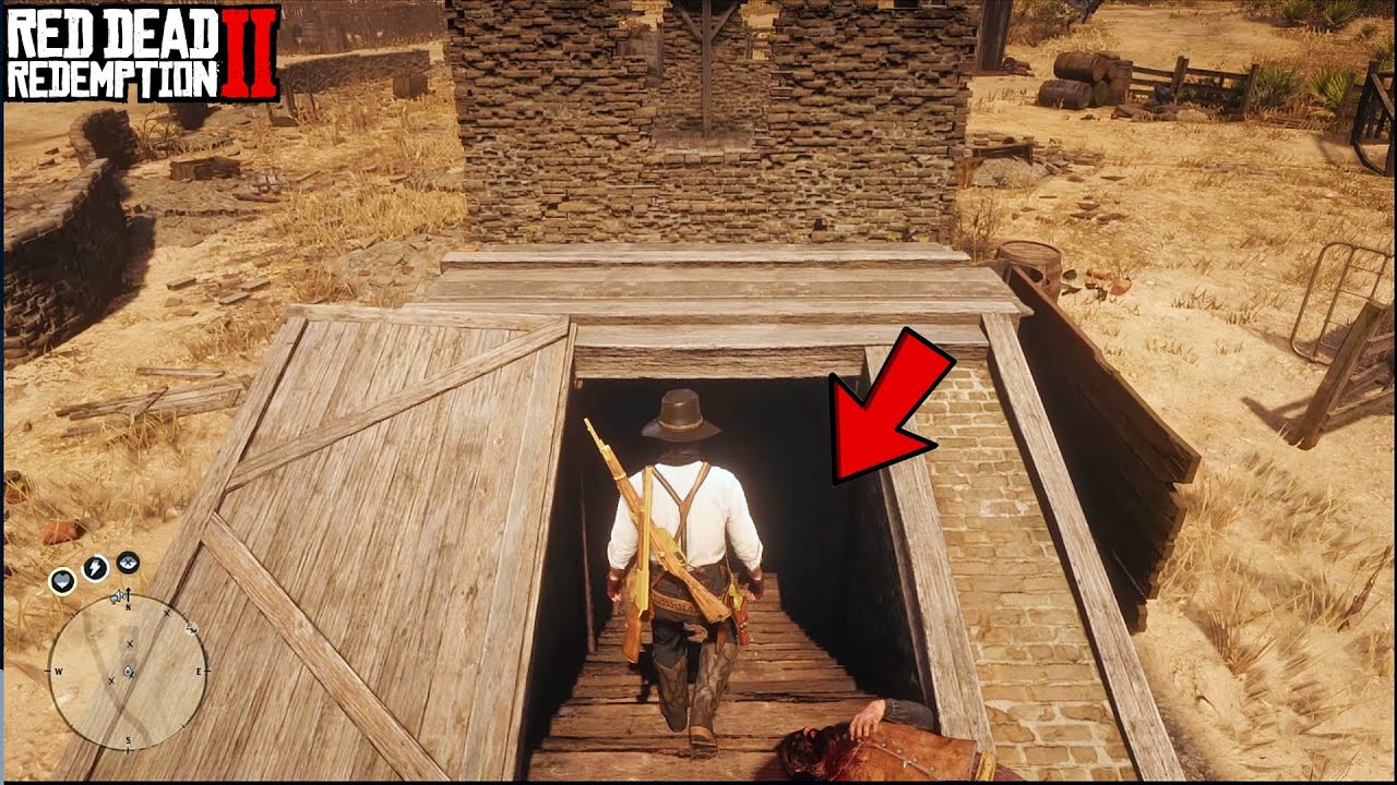 SECRET Treasure Location You Might Have Missed - RDR2 - YouTube