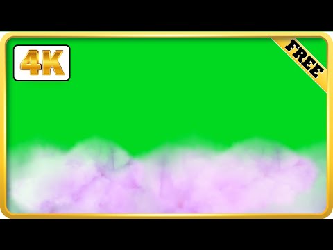 Purple Cloud Green Screen video loops - YouTube