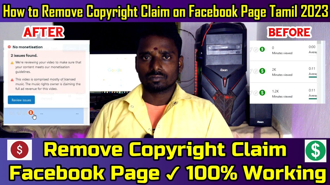 Fix Facebook Copyright Claim in 1 Minute! [Tamil] - YouTube