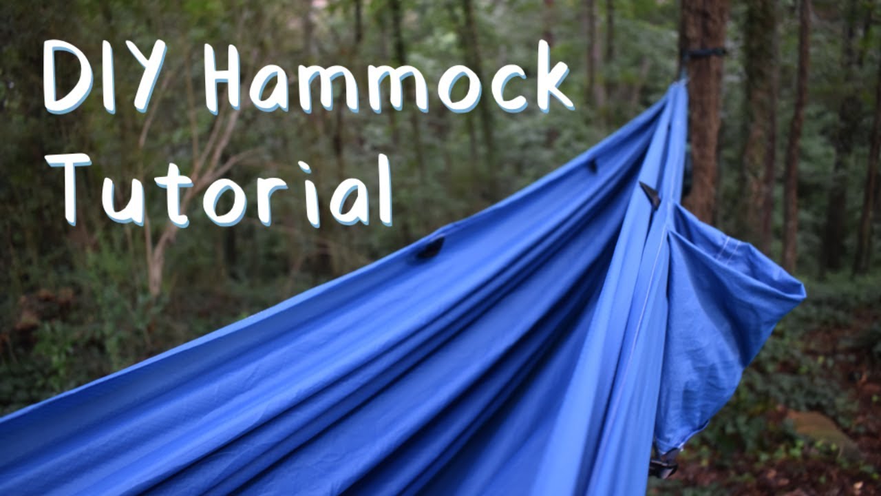 DIY Hammock With Gear Loops [1/3] - YouTube
