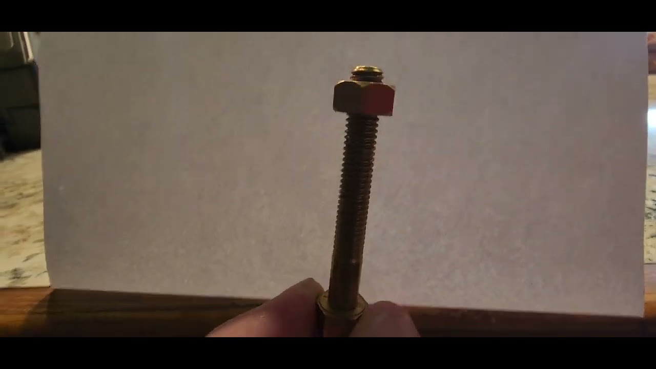 Self Unscrewing Nut - YouTube