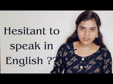 Do you feel hesitant to speak in English?? - YouTube