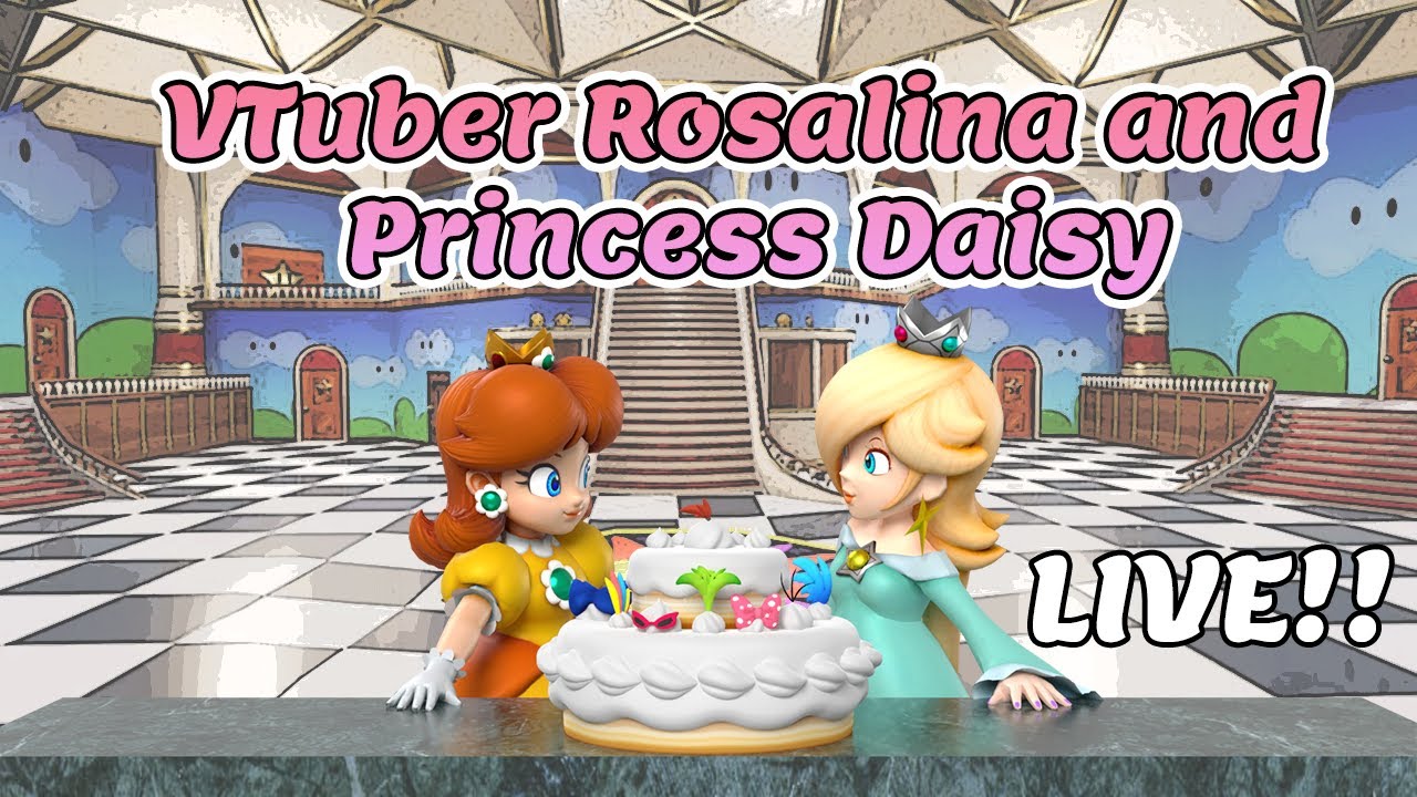 VTuber Princess Daisy and Rosalina: Q and A and Chat with the ...