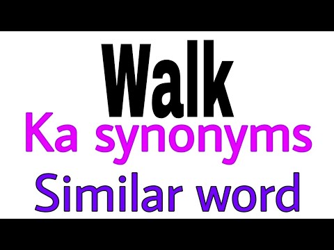 Synonyms of Walk | Walk ka synonyms | similar word of Walk | synonym of ...