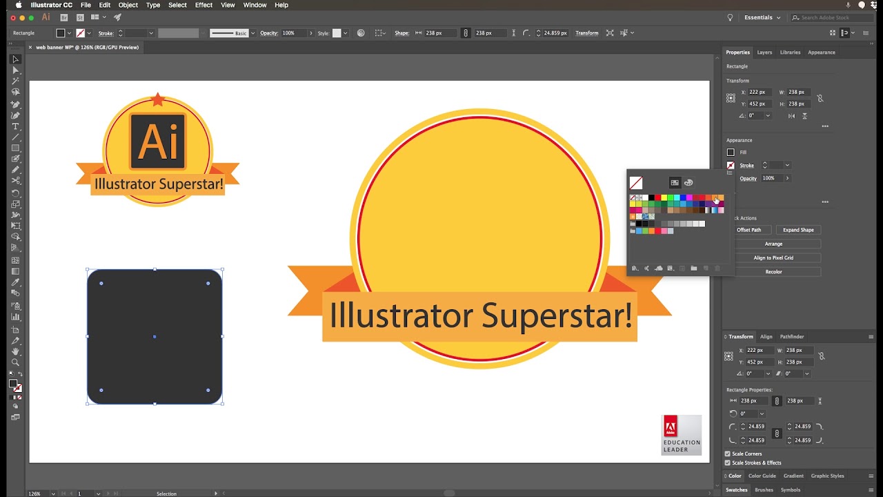 Creating a Digital Badge in Illustrator | Adobe Education Exchange