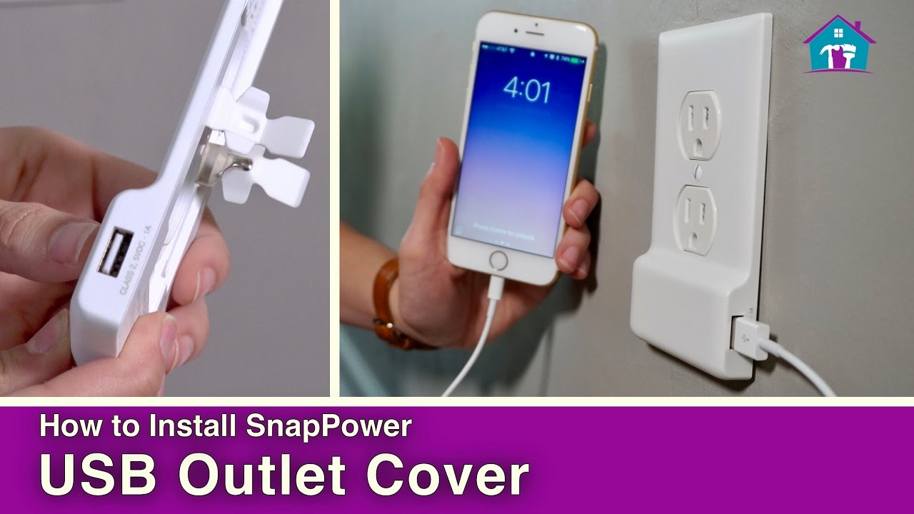 Install a USB Outlet in Seconds! - YouTube