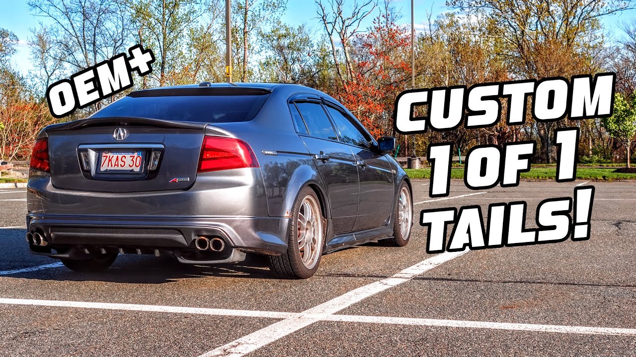 "NSX Base Style" Tail Lights for my Acura TL - YouTube