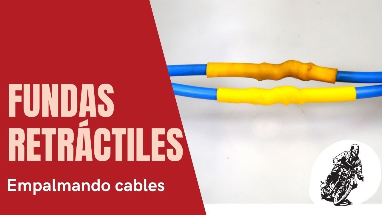 ¿Cómo empalmar un cable usando funda Termoretráctil o retráctil ? - YouTube