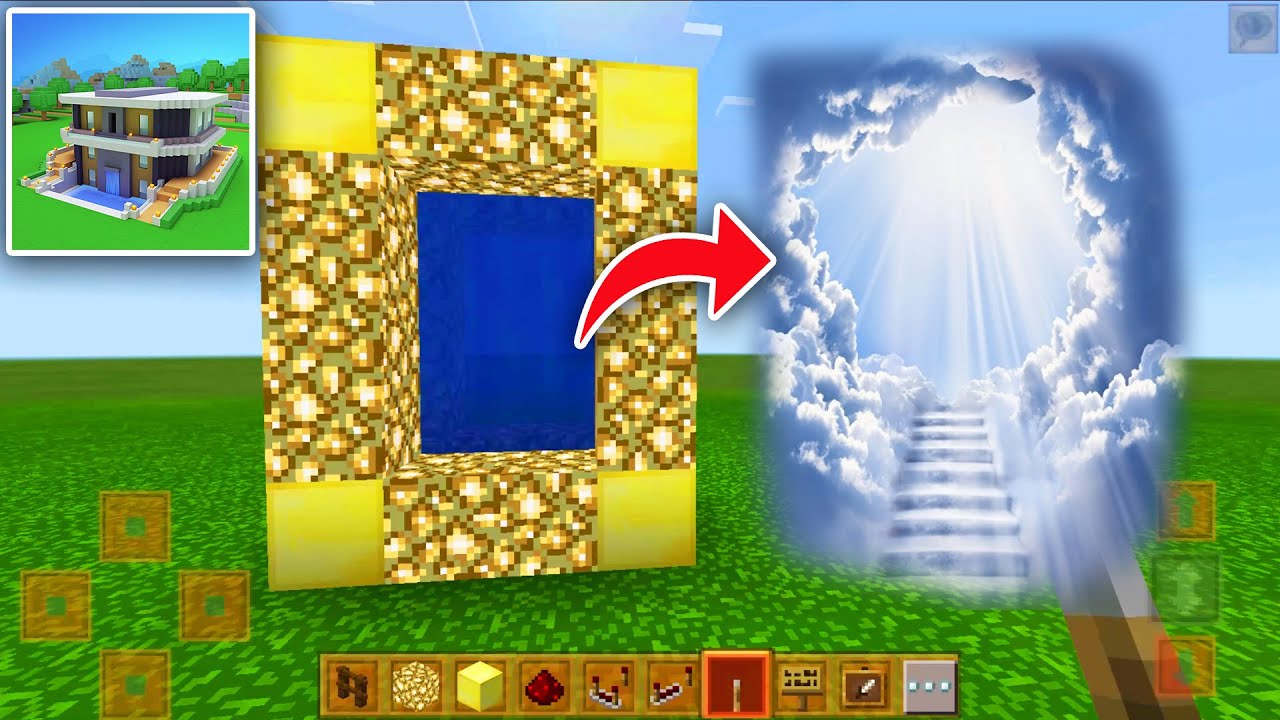 How to Make PORTAL to HEAVEN in CRAFT WORLD 2023 - YouTube